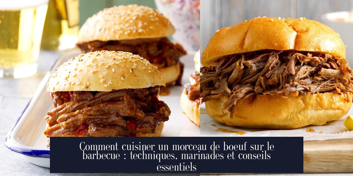Comment cuisiner un morceau de boeuf sur le barbecue : techniques ...
