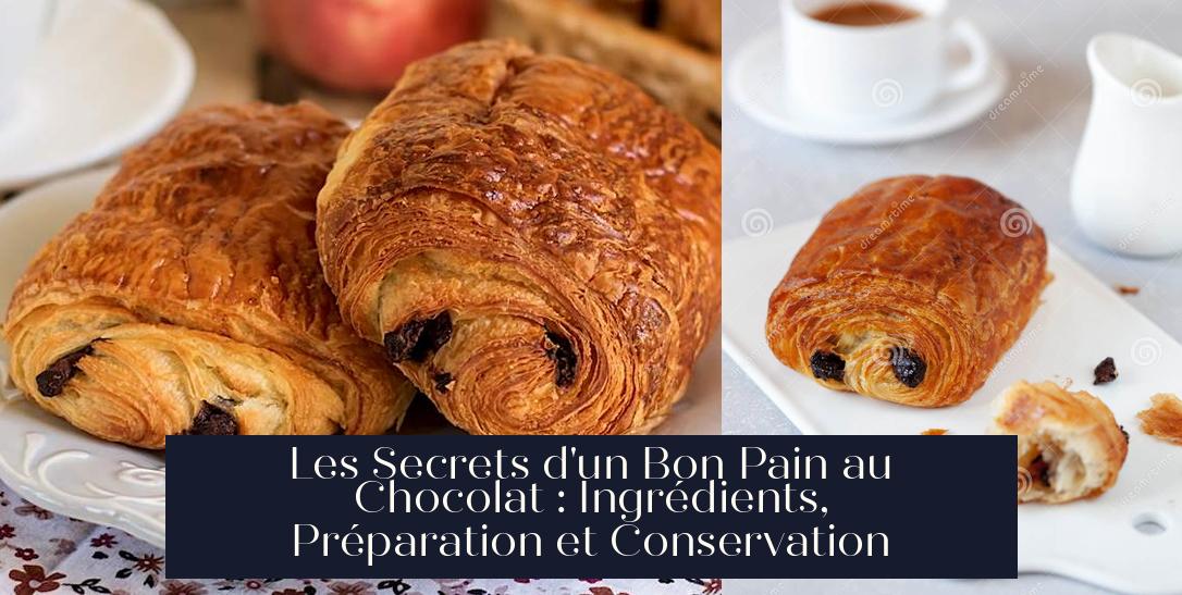 Les Secrets d'un Bon Pain au Chocolat : Ingrédients, Préparation et ...