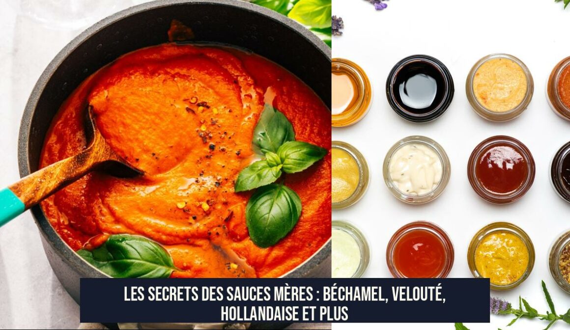 Les Secrets des Sauces Mères : Béchamel, Velouté, Hollandaise et Plus ...