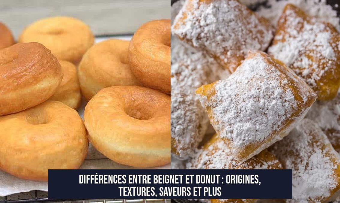 Différences entre Beignet et Donut : Origines, Textures, Saveurs et ...
