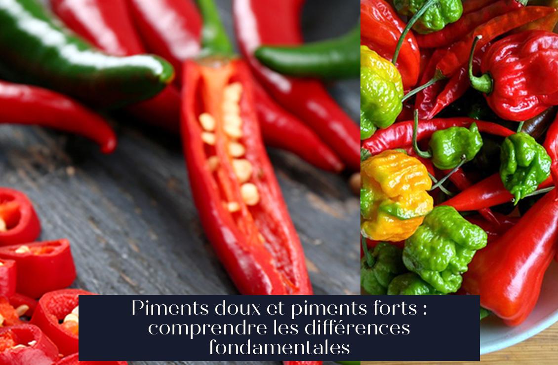 Piments doux et piments forts : comprendre les différences ...